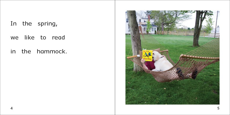 Danny and Dad go to the library to pick out books to read.