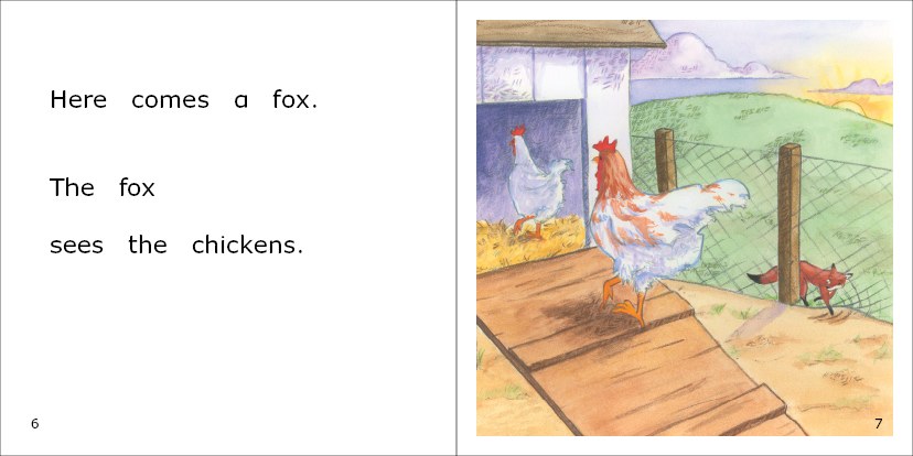 Find out what happens when the hungry fox meets the clever chickens.